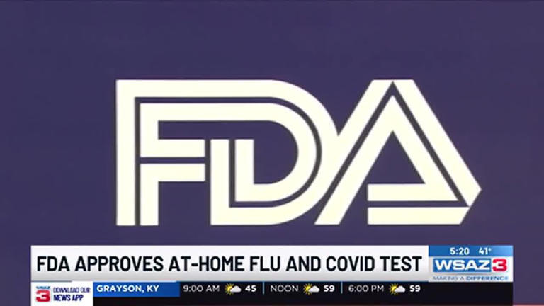FDA authorizes at-home flu, covid combination test FDA authorizes at-home flu, covid combination test