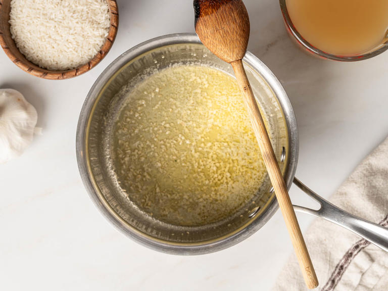 Creamy Garlic Parmesan Rice
