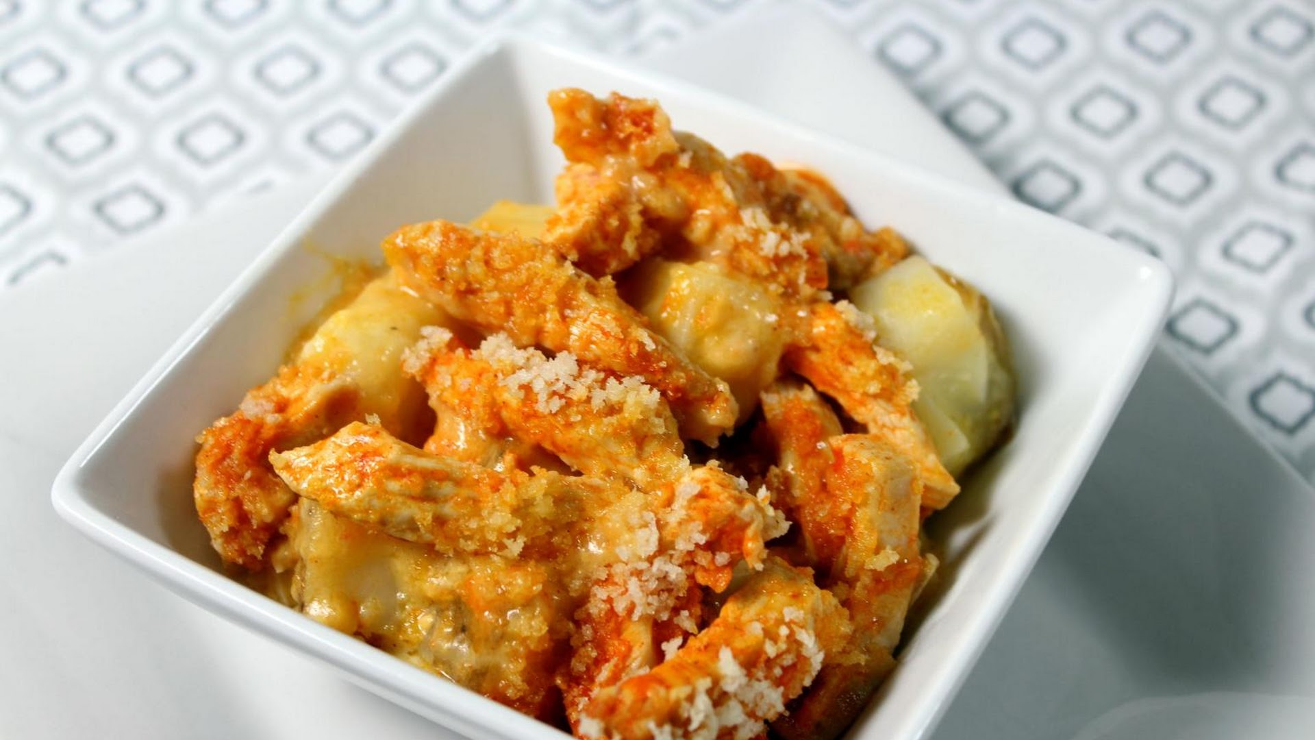 Wow, What A Touchdown Of A Dish! Buffalo Chicken & Creamy Ranch Potato ...