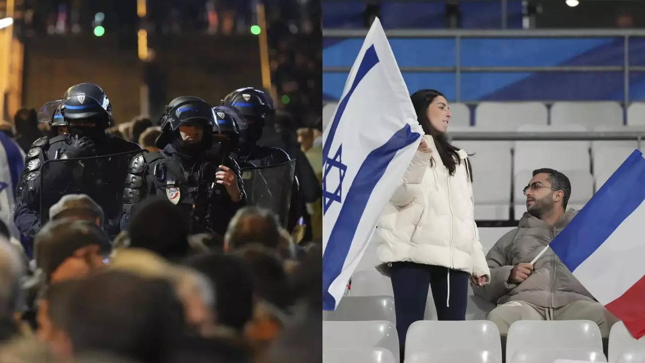 Watch: National anthem booed, scuffles break out at France vs Israel ... Watch: National anthem booed, scuffles break out at France vs Israel ...