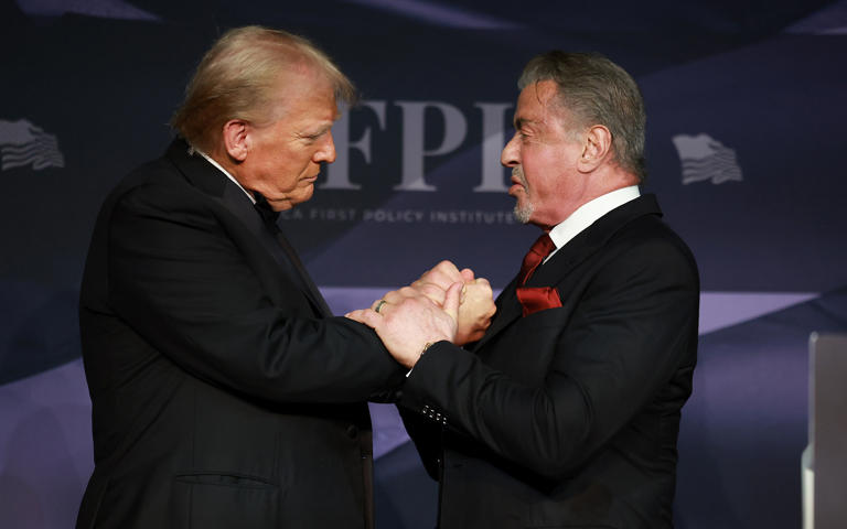 Sylvester Stallone fans react as he compares Donald Trump to Rocky Balboa Sylvester Stallone fans react as he compares Donald Trump to Rocky Balboa