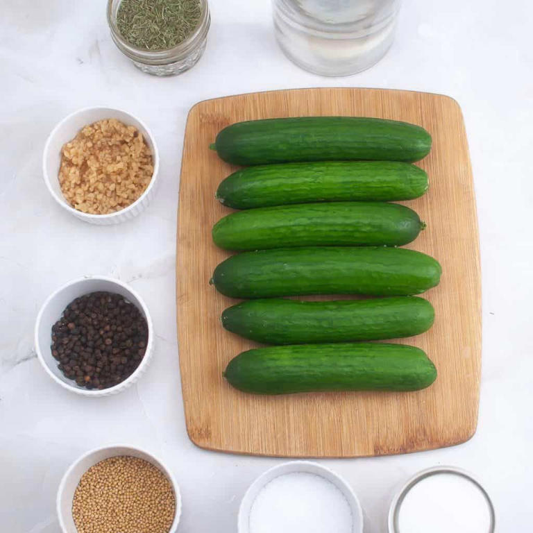 Easy Spicy Dill Pickle Spears Recipe