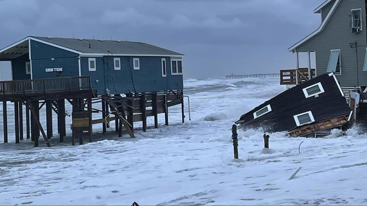 Outer Banks home falls into ocean, sixth collapse in Rodanthe this year Outer Banks home falls into ocean, sixth collapse in Rodanthe this year