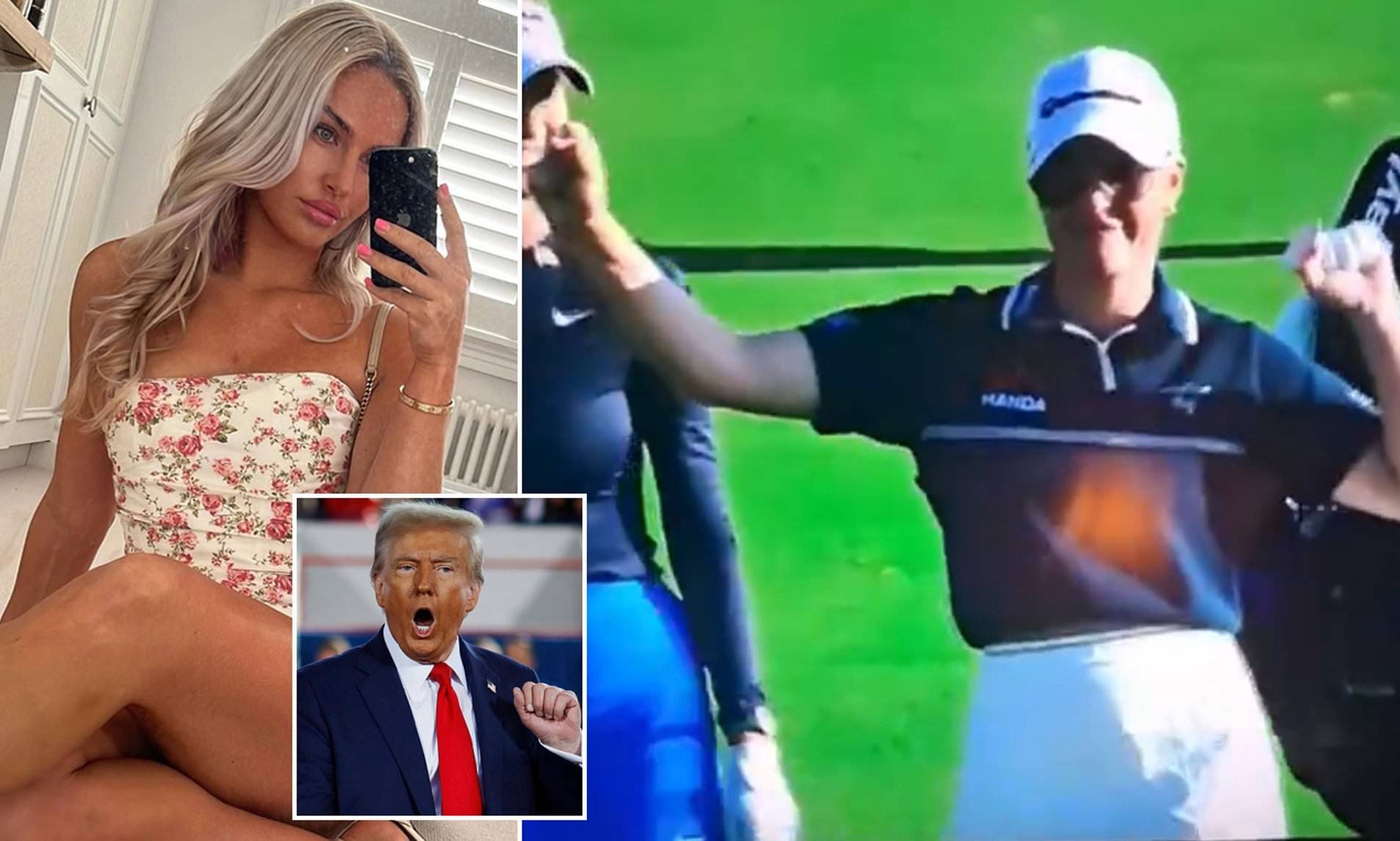 Glamorous British golfer calls for Donald Trump to become UK Prime ... Glamorous British golfer calls for Donald Trump to become UK Prime ...
