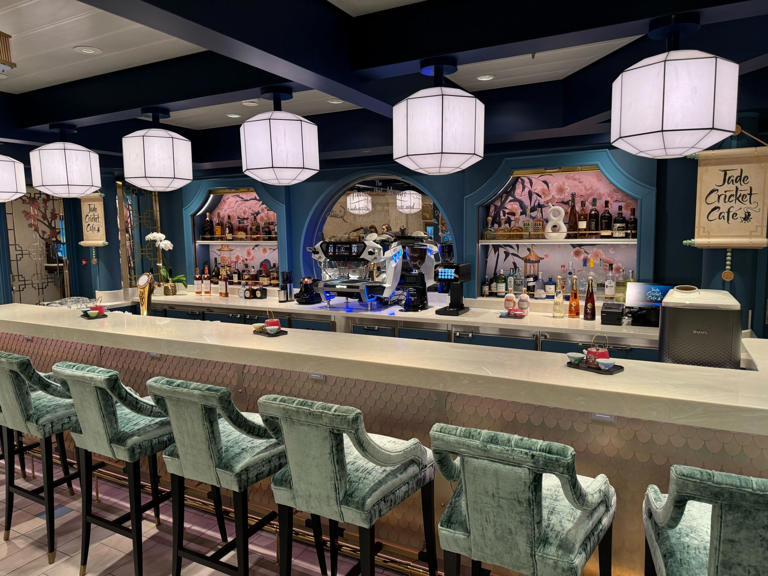 First Look at 'Mulan' Inspired Jade Cricket Cafe on the Disney Treasure