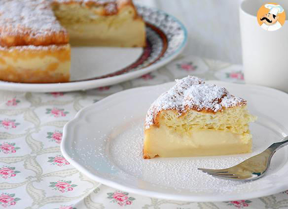 Magic cake vanilla and lemon - video recipe