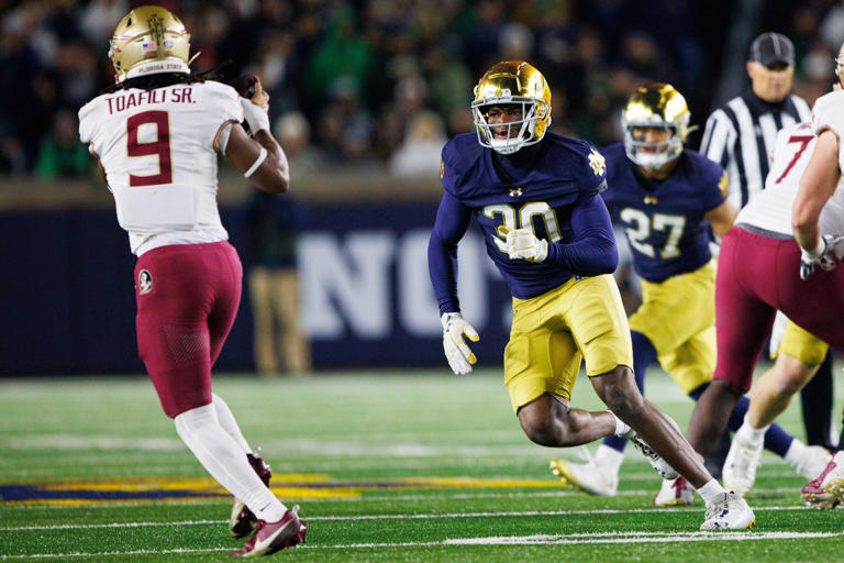Notre Dame Week 13 highlight -- Aneyas Williams to the house