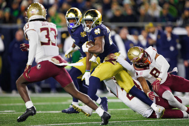 Notre Dame Week 14 highlight: Jadarian Price gives Jeremiyah Love a break, races to the house