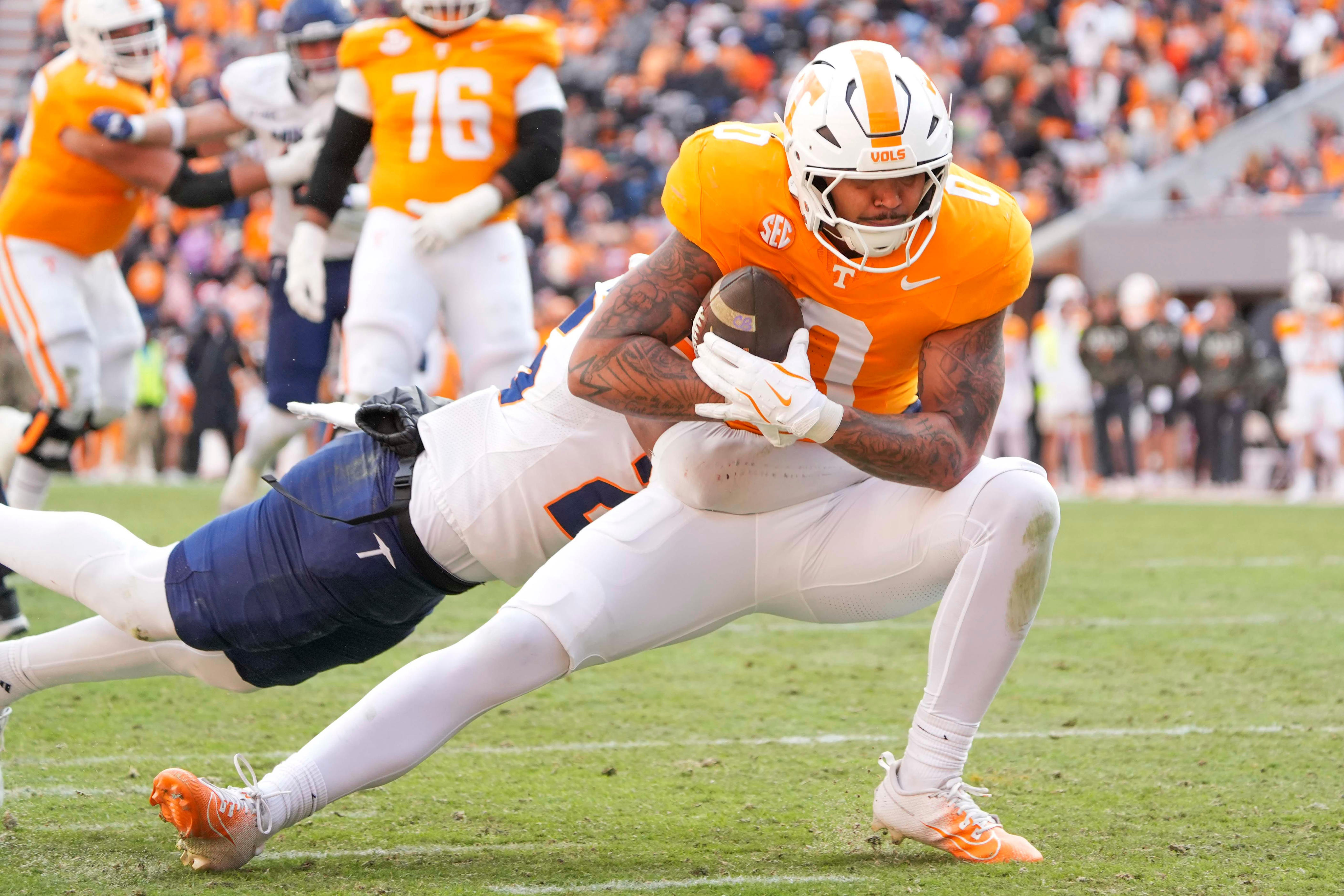 Tennessee football TE Ethan Davis out vs Alabama