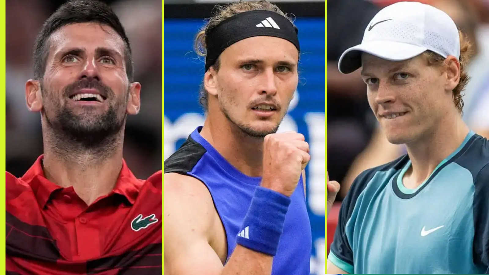 The 7 active men’s players with 40 or more top 10 wins as Jannik Sinner ...