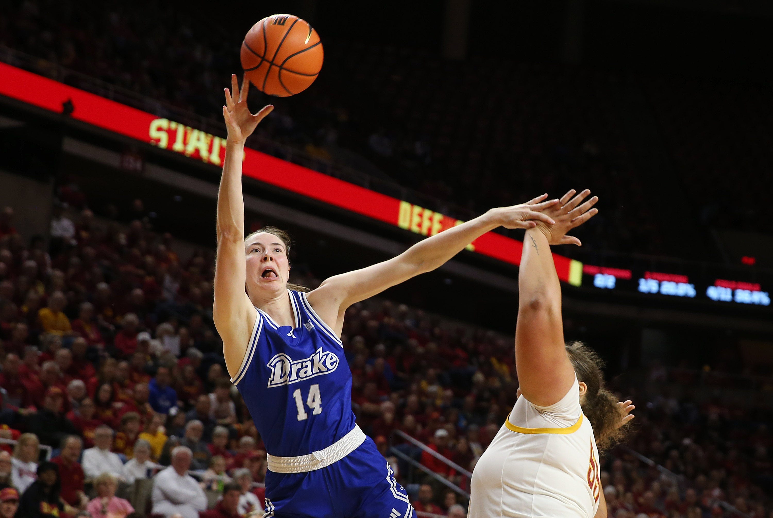 Drake women's basketball suffers first loss in conference play Thursday ...