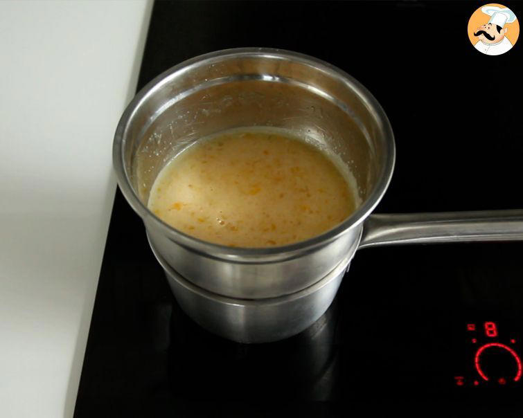 Lemon meringue tart yule log