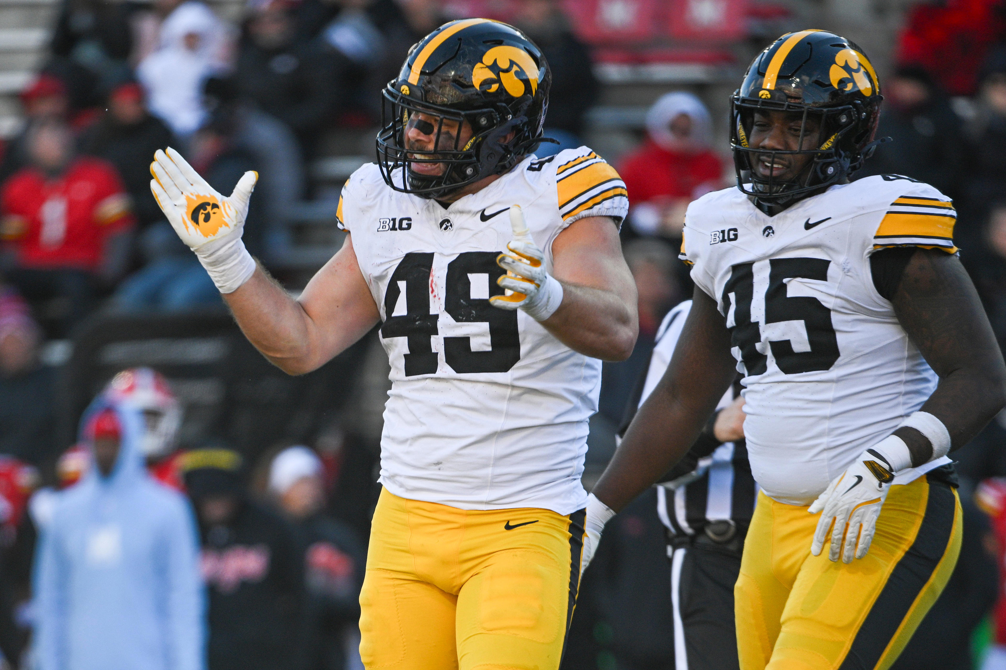Three stars in Iowa football's Week 13 win vs. Maryland