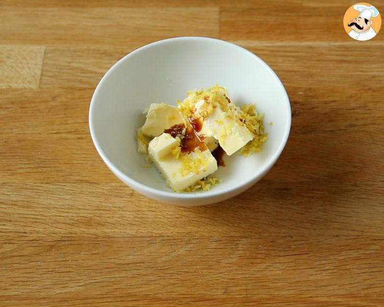 Lemon meringue tart yule log