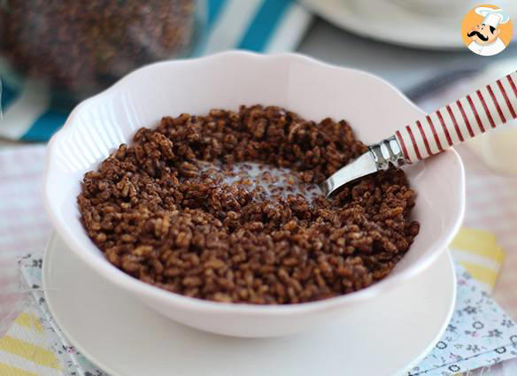 Chocolate puffed rice - coco pops copycat
