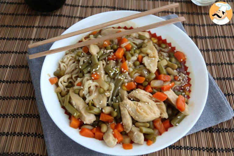Nouilles au poulet (express)