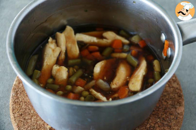 Nouilles au poulet (express)