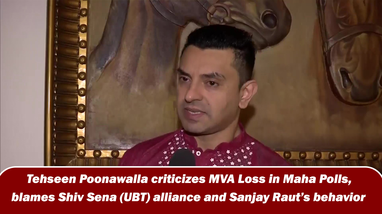 Tehseen Poonawalla criticizes MVA Loss in Maha Polls, blames Shiv Sena ... Tehseen Poonawalla criticizes MVA Loss in Maha Polls, blames Shiv Sena ...