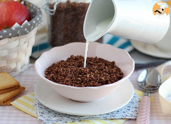Chocolate puffed rice - coco pops copycat