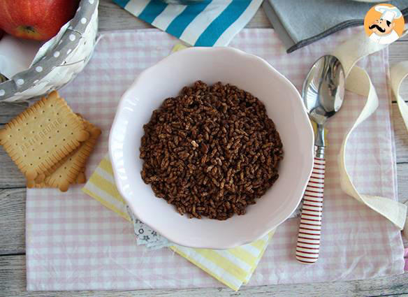 Chocolate puffed rice - coco pops copycat