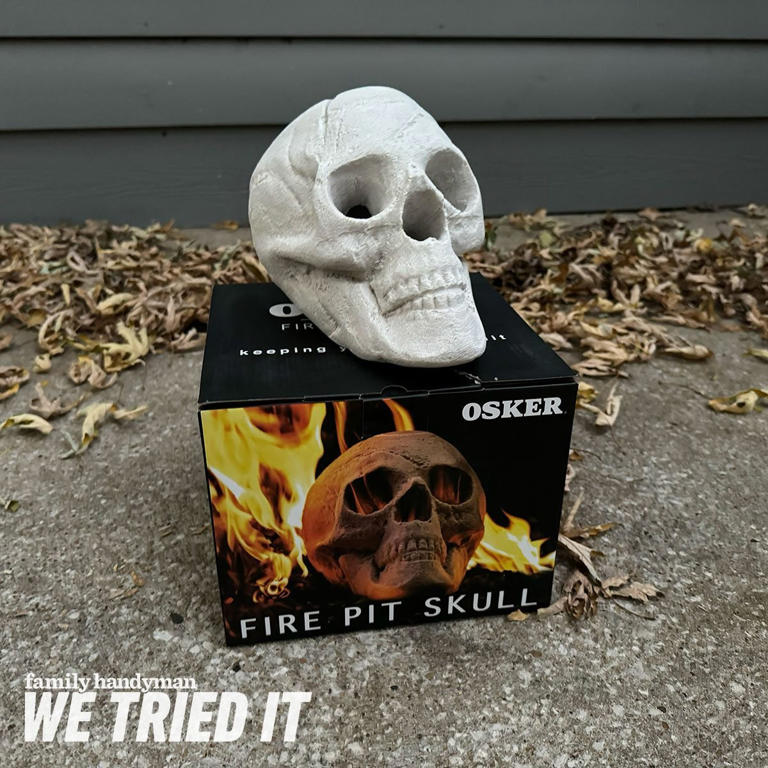 If You’re Hosting a Halloween Party, You Need This Fire Pit Skull ASAP