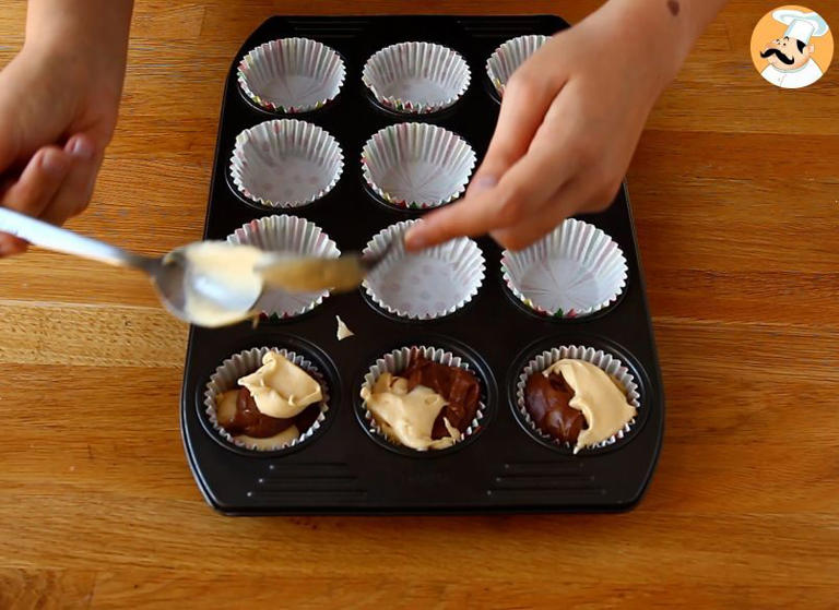 Marbled muffins