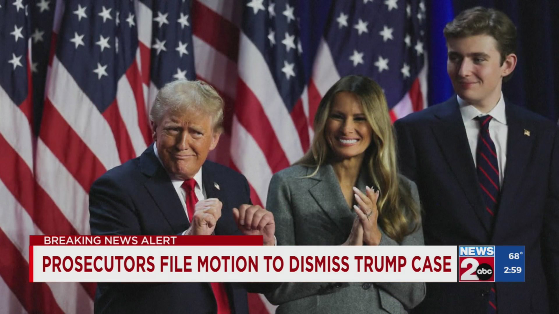 Prosecutors file motion to dismiss Trump case Prosecutors file motion to dismiss Trump case