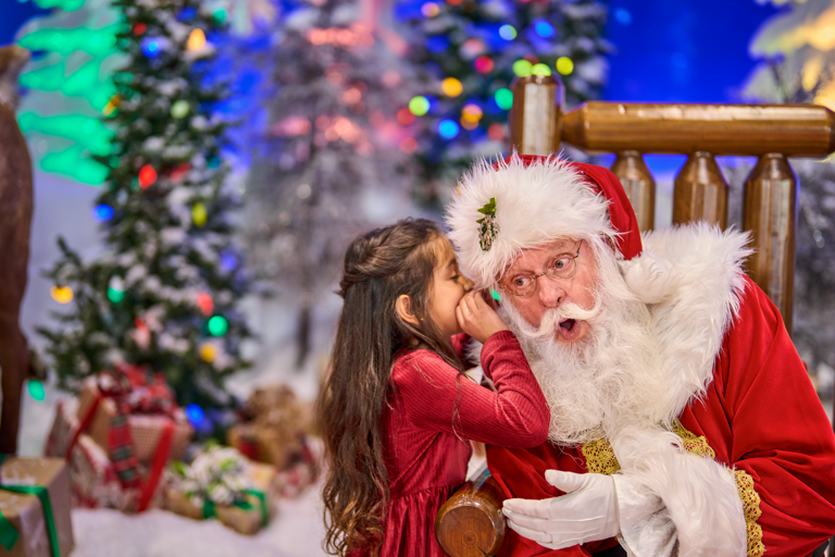 Santa is back. Check out where and for how long