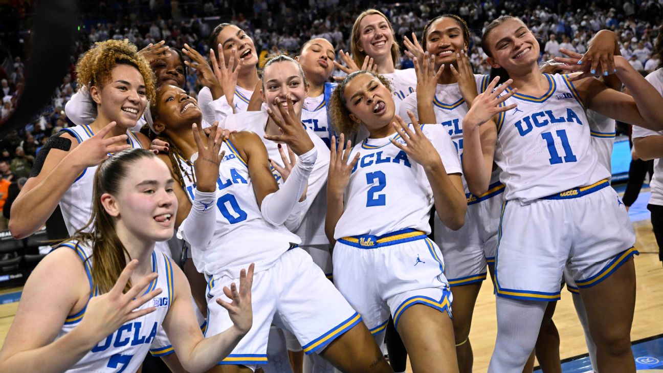 UCLA, South Carolina, Texas, Irish top early women's bracket