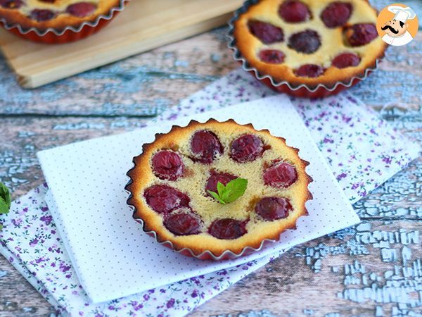 Mini clafoutis aux cerises, sans gluten
