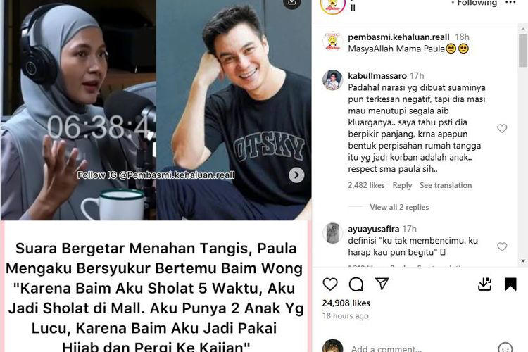 Tak Dendam Dituduh Selingkuh, Paula Verhoeven Malah Bersyukur Nikah ... Tak Dendam Dituduh Selingkuh, Paula Verhoeven Malah Bersyukur Nikah ...