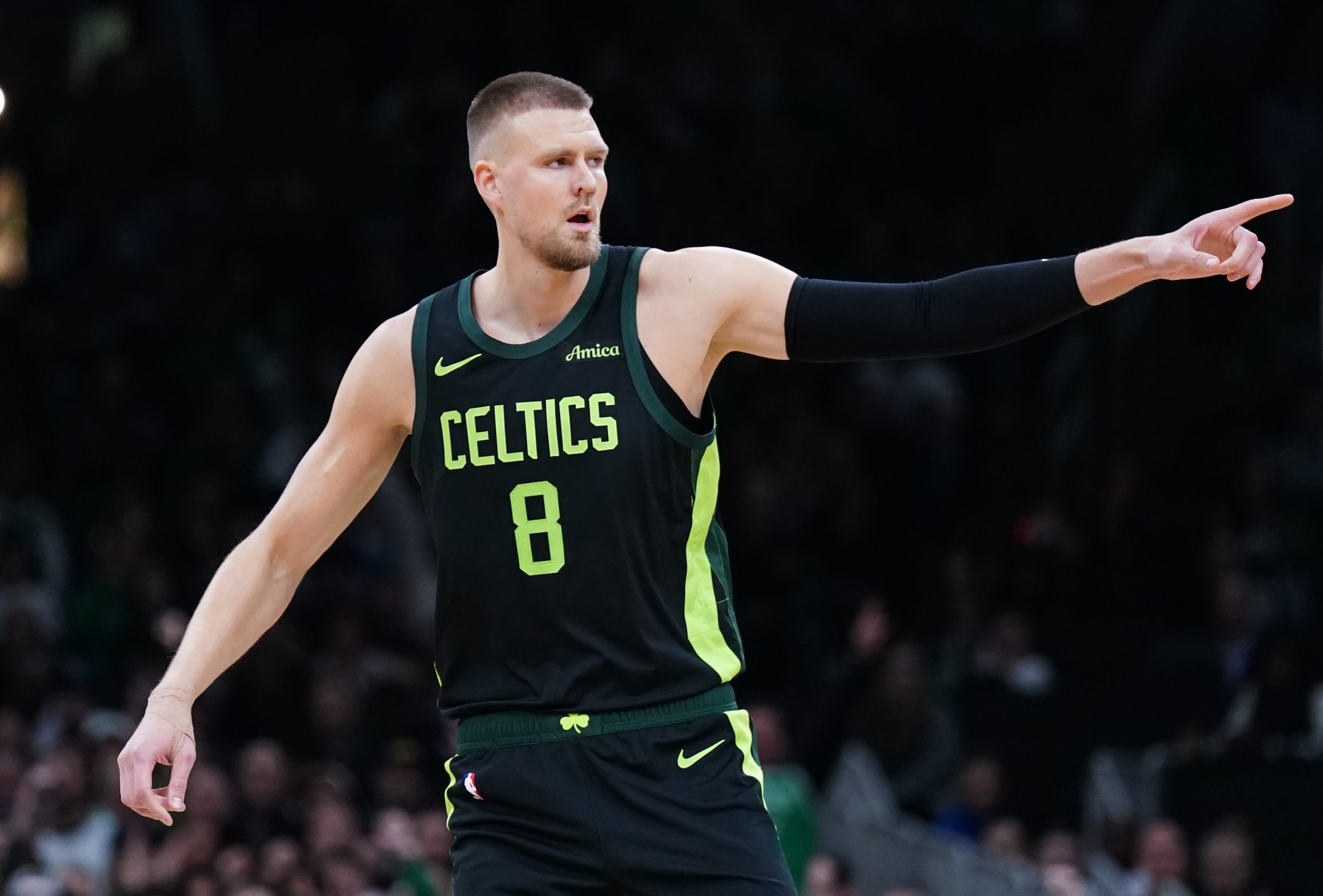 Are Boston Celtics fans irked Kristaps Porzingis just showed out in ...