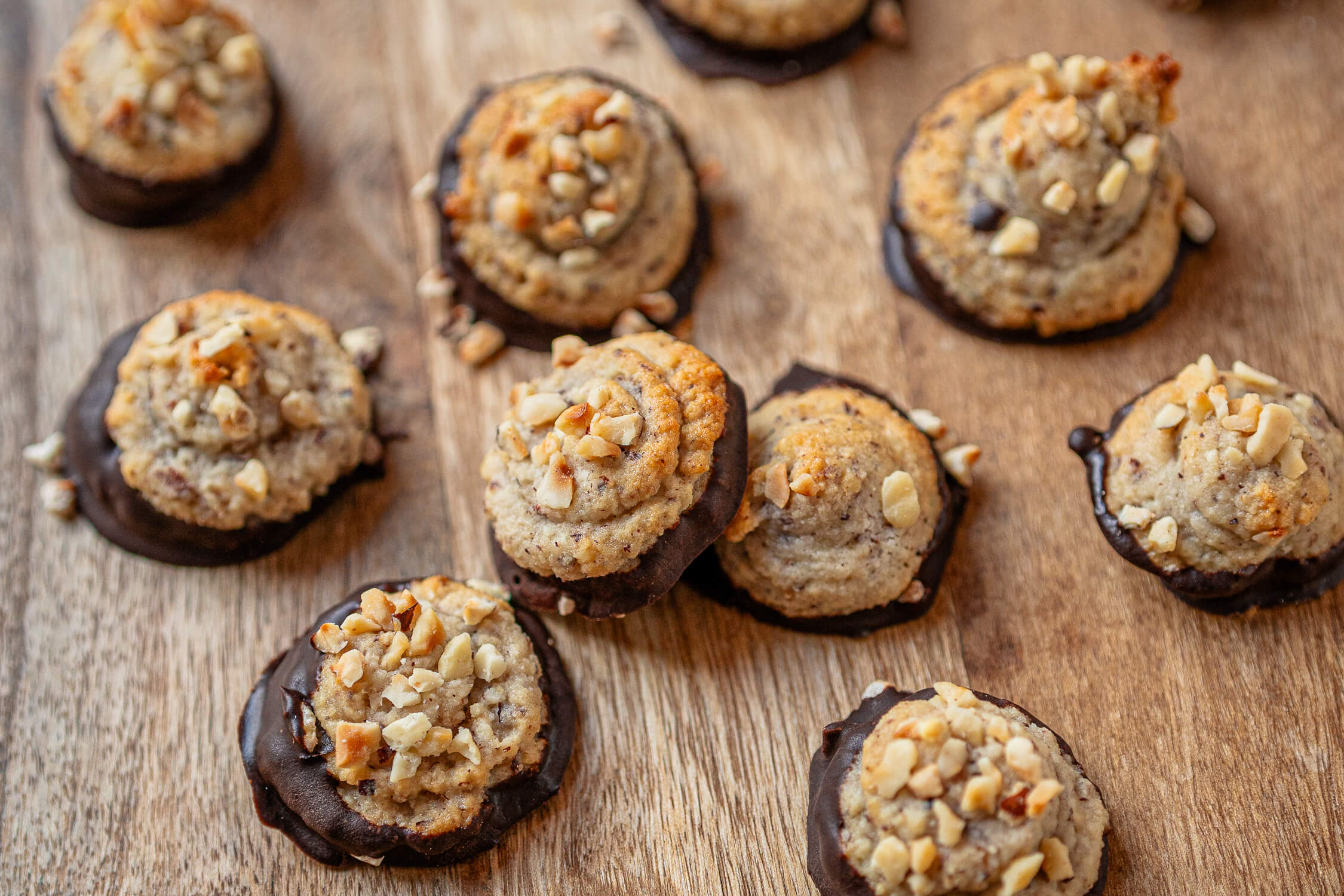 Nuss Marzipan Makronen - super saftig und mega lecker