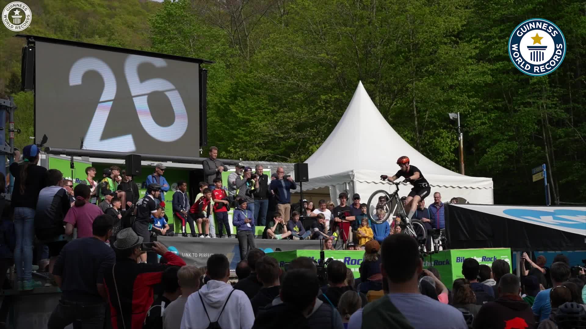 Charlie Rolls Breaks Bicycle Jump World Record