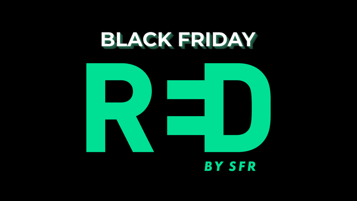 RED by SFR lance son offre du Black Friday avec 120 Go à prix choc et la 5G offerte
