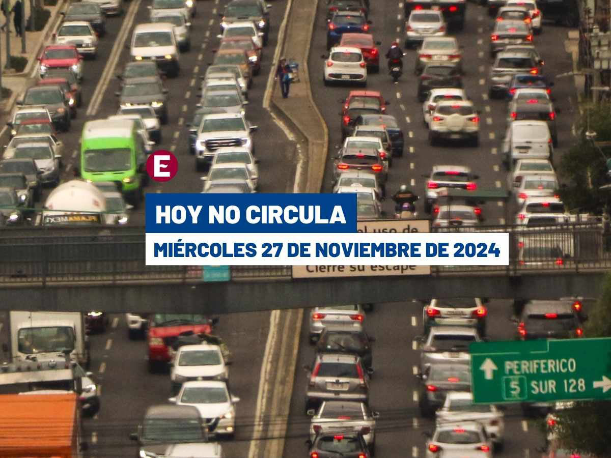 ¡Evita multas! Hoy No Circula miércoles 27 de noviembre de 2024 en CDMX ... ¡Evita multas! Hoy No Circula miércoles 27 de noviembre de 2024 en CDMX ...