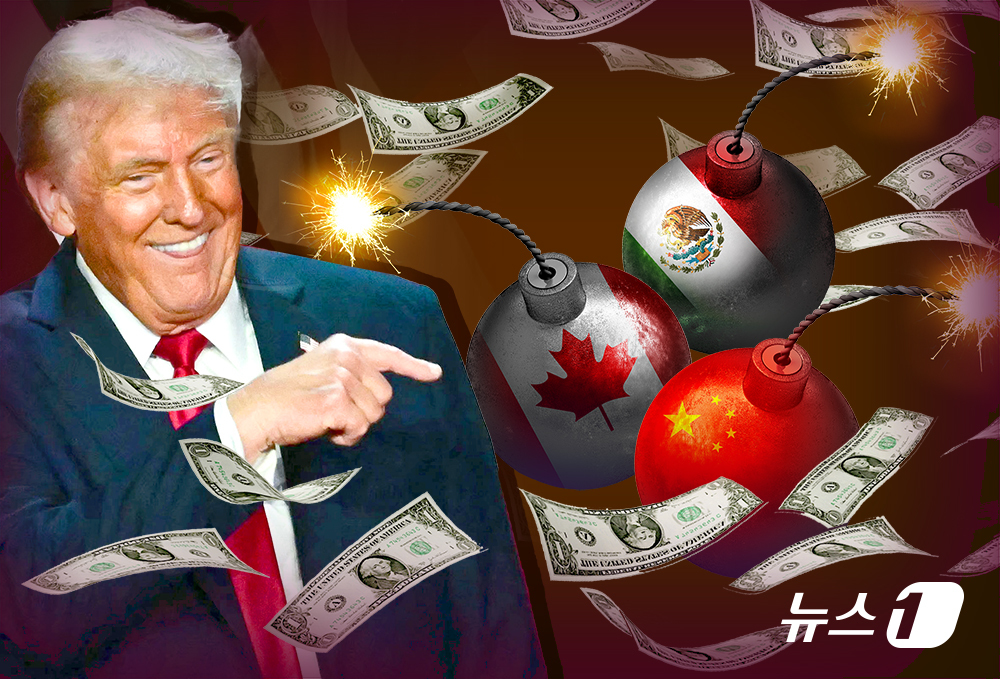 트럼프 2기 관세전쟁 포문…첫 상대는 중국·캐나다·멕시코(종합)