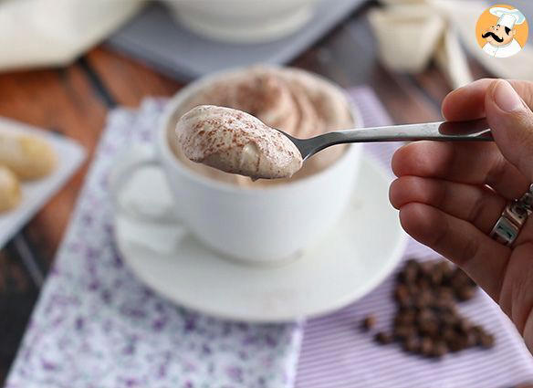 Iced cappuccino, a delicious coffee dessert