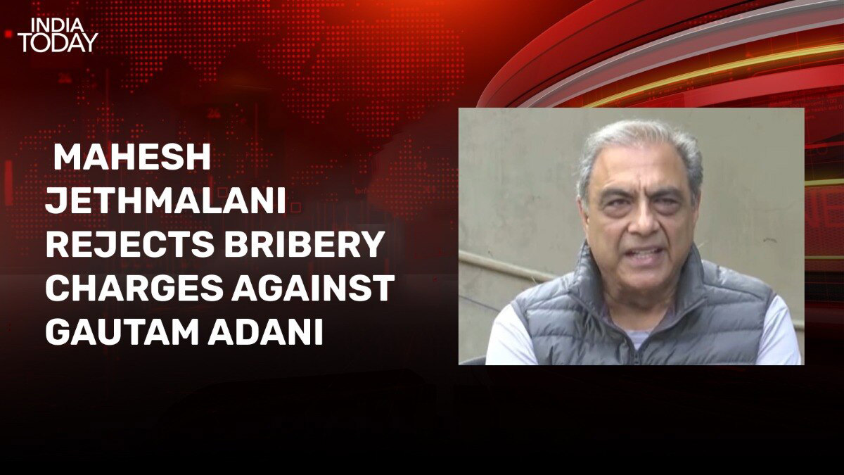 Lawyer Mahesh Jethmalani rejects US bribery charges against Gautam Adani Lawyer Mahesh Jethmalani rejects US bribery charges against Gautam Adani