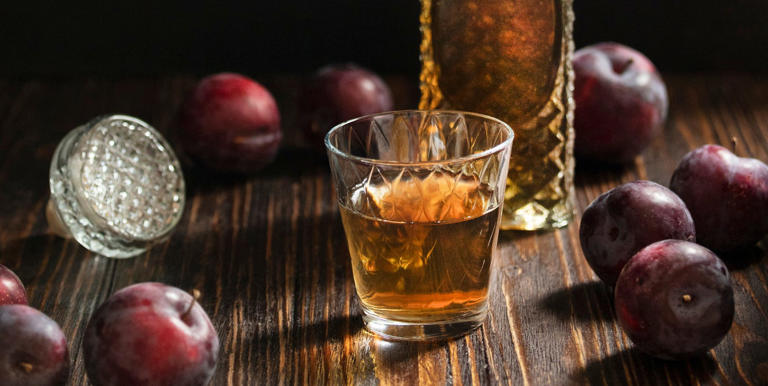 Warming and sweet plum brandy recipe to heat you through on a cold evening