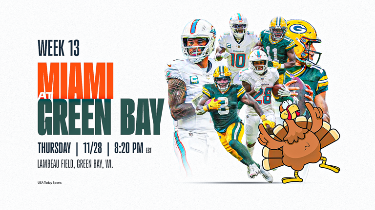 5 biggest pregame storylines for Dolphins vs. Packers in Week 13