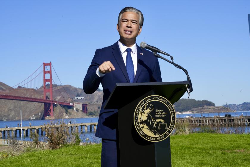California Atty. Gen. Rob Bonta won't run for governor in 2026
