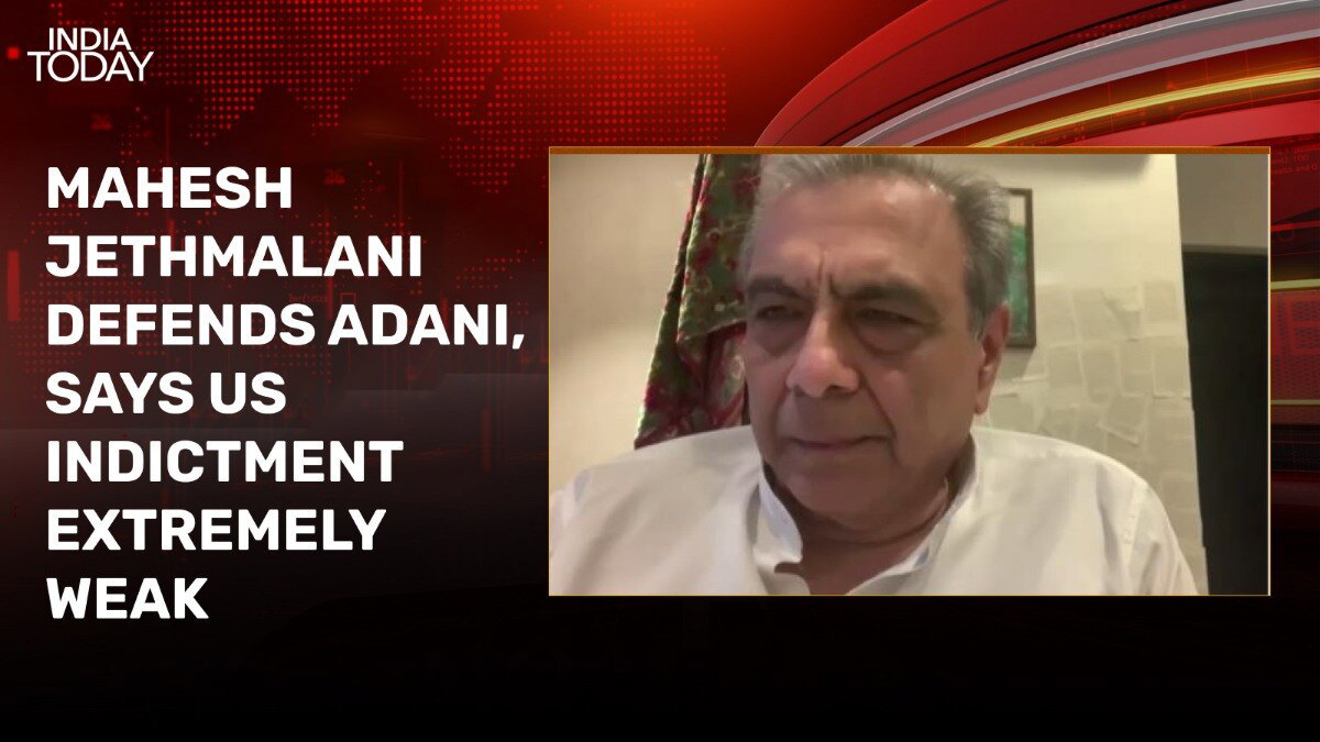 This is a hatchet job: Mahesh Jethmalani on Adani's US indictment This is a hatchet job: Mahesh Jethmalani on Adani's US indictment
