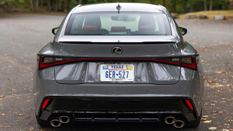 The 2024 Lexus IS500 Is a Friggin’ Dinosaur, but One With a Glorious V-8