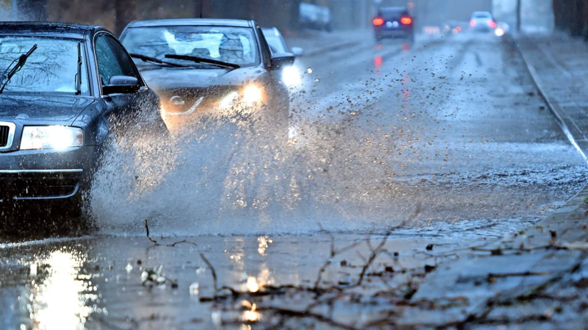 Warnung vor Starkregen in Schleswig-Holstein am 14. Juli 2025