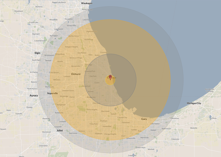 Nuclear Bomb Map Shows Impact of Russian Weapons on Major US Cities