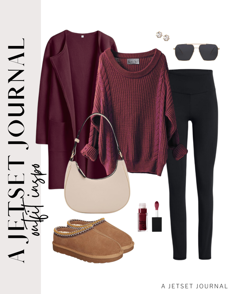 What to Wear On Your Weekend Brunch With New Oversized Cable Knit Sweater