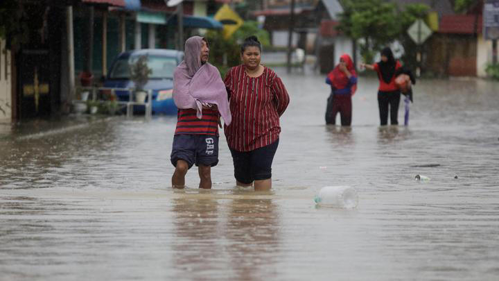 6 Negara Bagian di Malaysia Banjir, Kelantan Terparah 6 Negara Bagian di Malaysia Banjir, Kelantan Terparah
