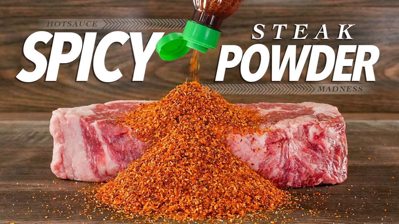 Steaks with Hot Sauce Powders: Frank’s, Tapatio & Valentina!