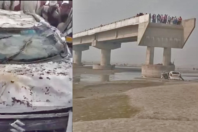Gegara Ikuti Google Maps, Mobil Terjun dari Jembatan Setinggi 15 Meter ... Gegara Ikuti Google Maps, Mobil Terjun dari Jembatan Setinggi 15 Meter ...